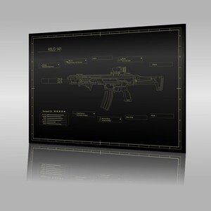 Custom Call of Duty Metal Poster Warzone Loadout Gaming Gift - Etsy