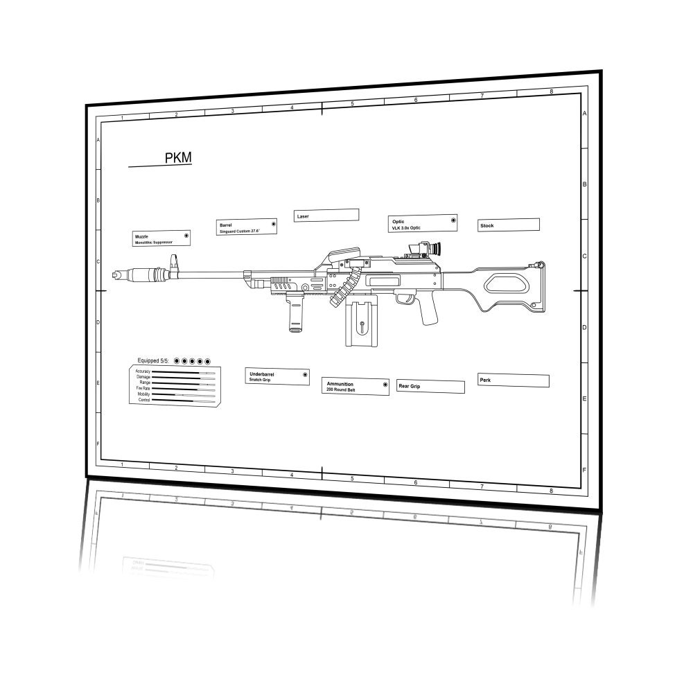 Custom Call of Duty Metal Poster Warzone Loadout Gaming Gift - Etsy