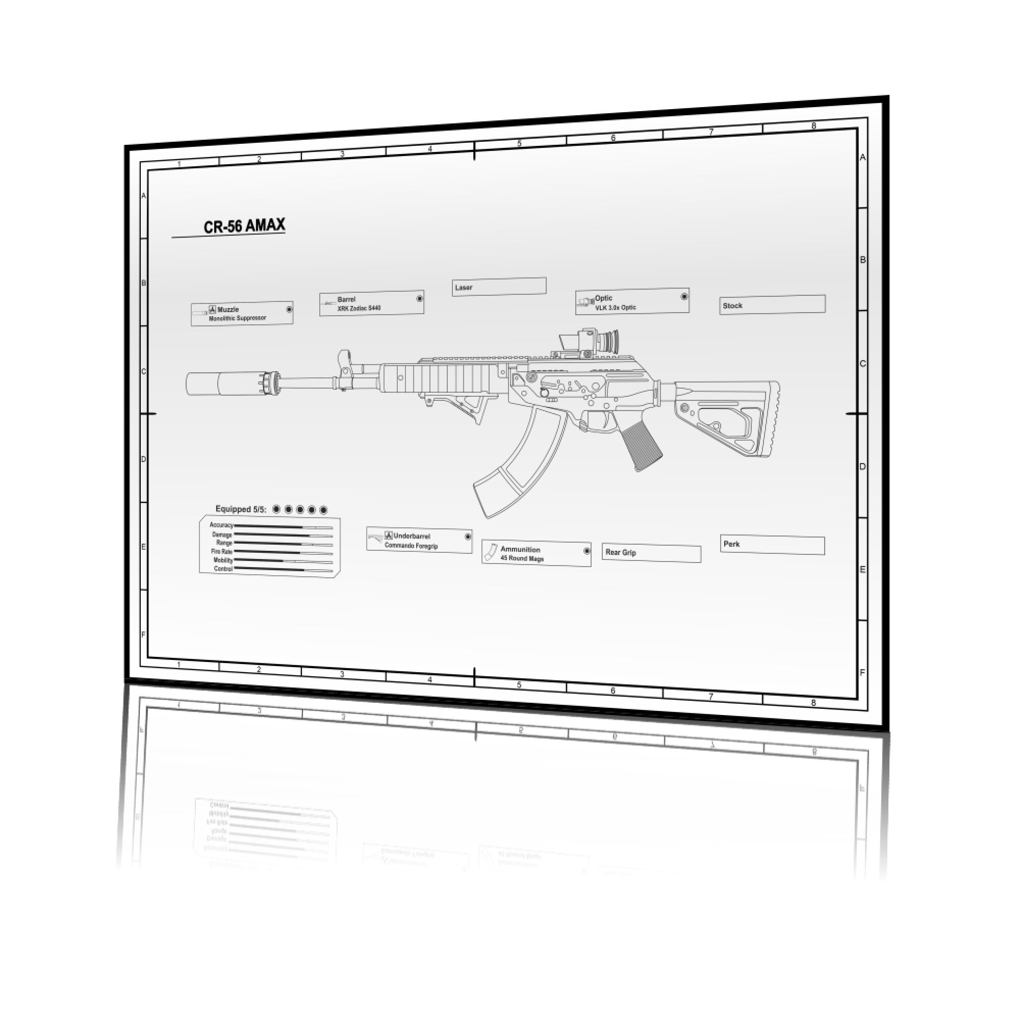 Custom Call of Duty Metal Poster Warzone Loadout Gaming Gift - Etsy