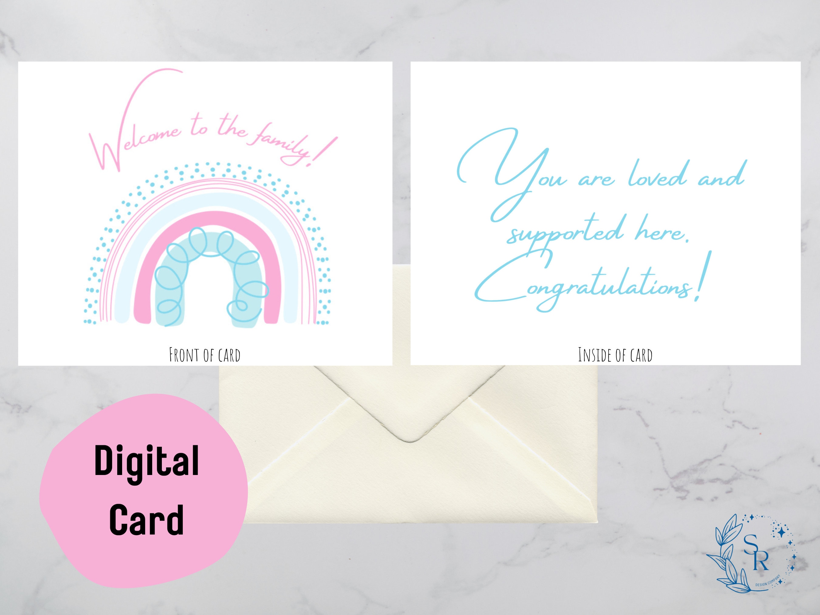 Printable Coming Out Card Card | Instant Download | DIY Coming Out Card ...