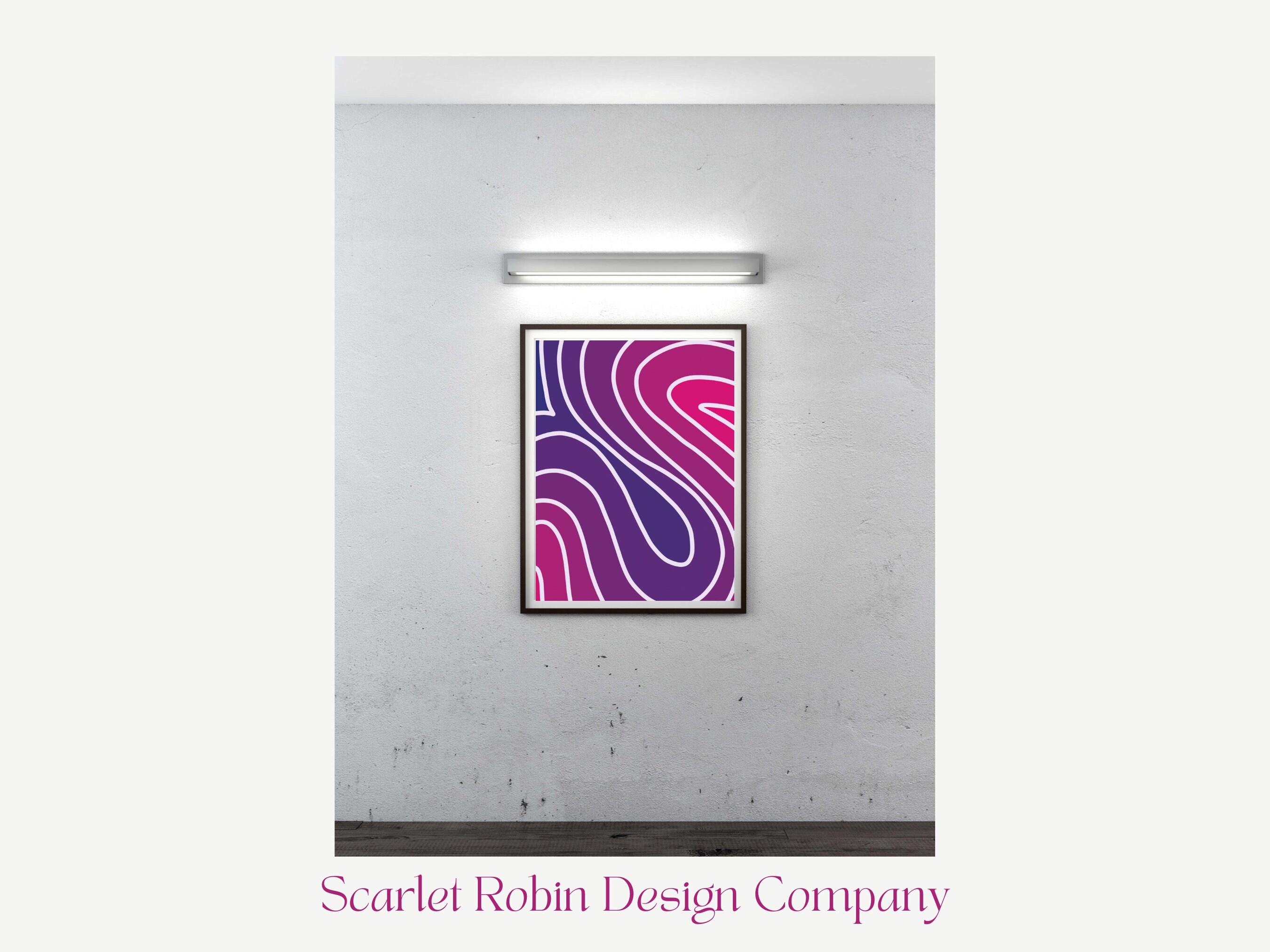 Bi Pride Art | Bisexual Flag Colors | Abstract Digital Art | Subtle Bi ...
