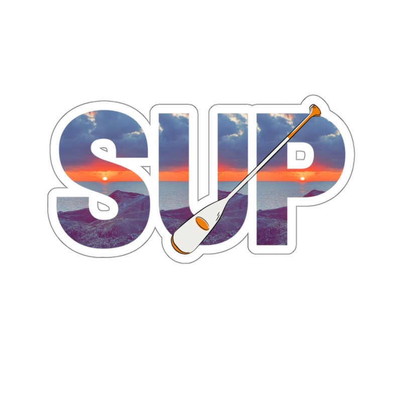 Paddle Board Sticker, SUP Paddle Board, SUP Sticker, Gift for Outdoorsy ...