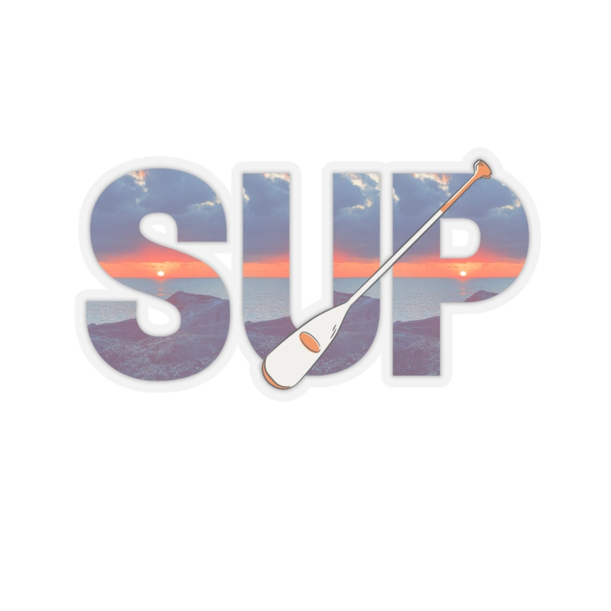 Paddle Board Sticker, SUP Paddle Board, SUP Sticker, Gift for Outdoorsy ...