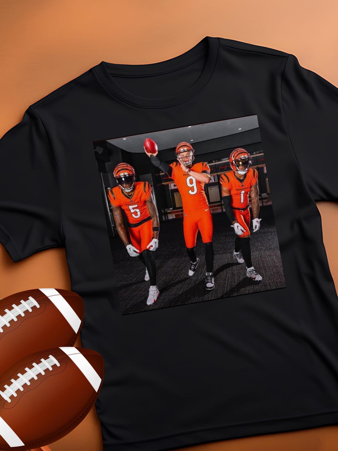 Joe Burrow, Tee Higgins , Ja'marr Chase Bengals, Unisex Softstyle T ...