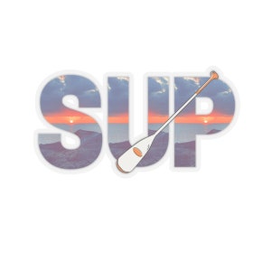 Paddle Board Sticker, SUP Paddle Board, SUP Sticker, Gift for Outdoorsy ...