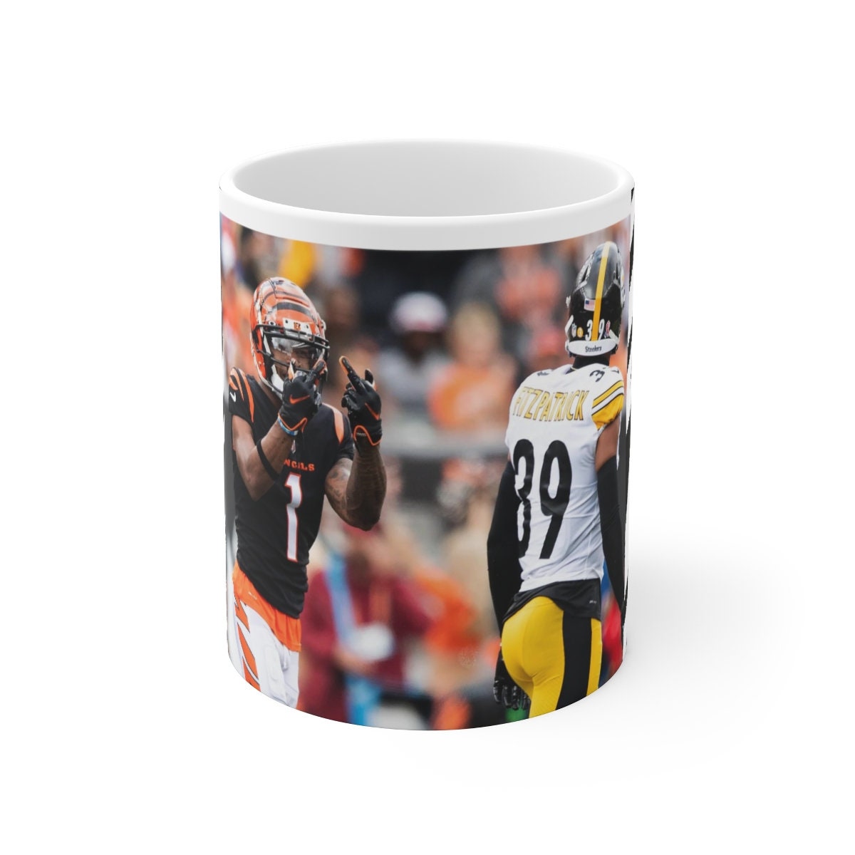 Ja'marr Chase Flipping off With Middle Finger Minkah - Etsy