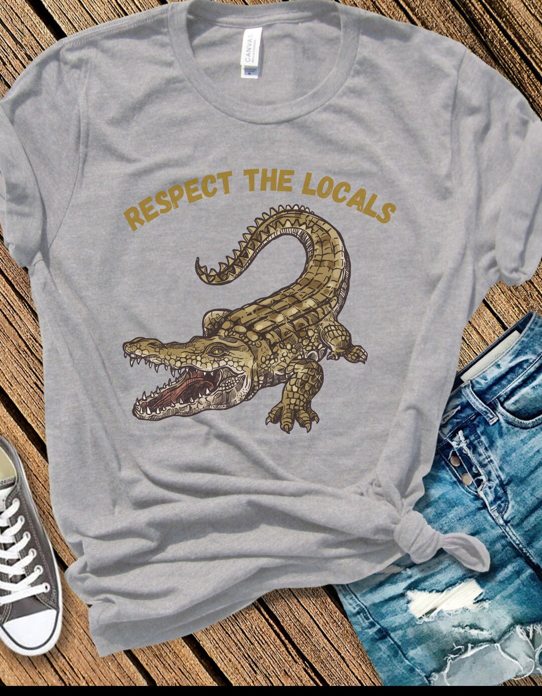 Respect the Locals , Gator Shirt, Alligator Shirt, Florida Gators ...