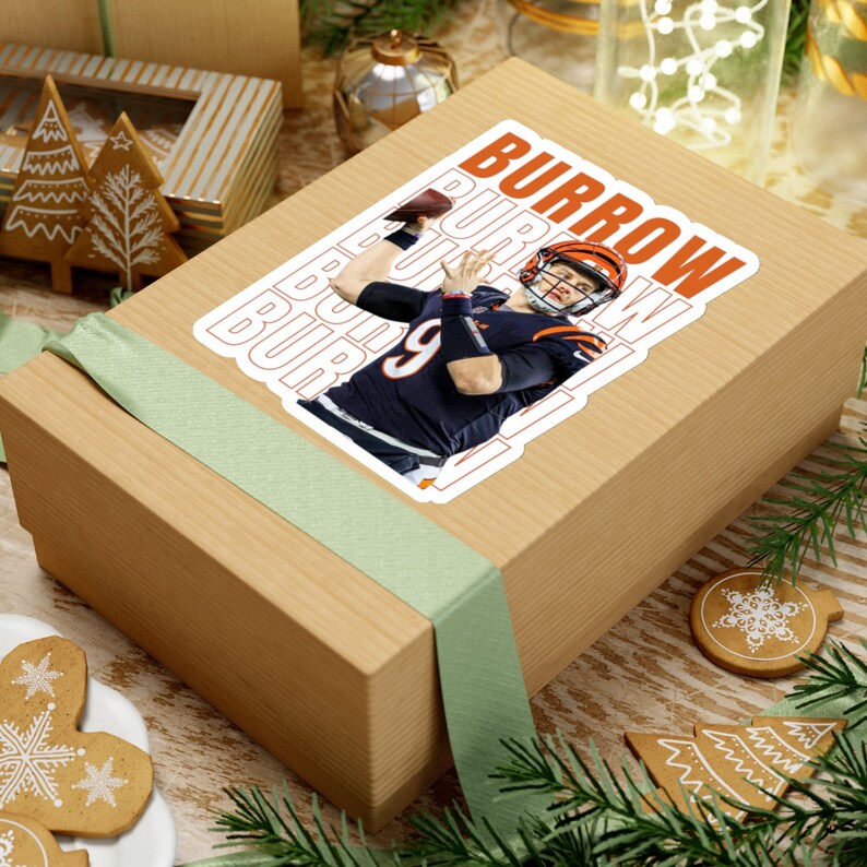 Joe Burrow Stickers , Burrow Gift, WHODEY, Bengals Football Sticker ...