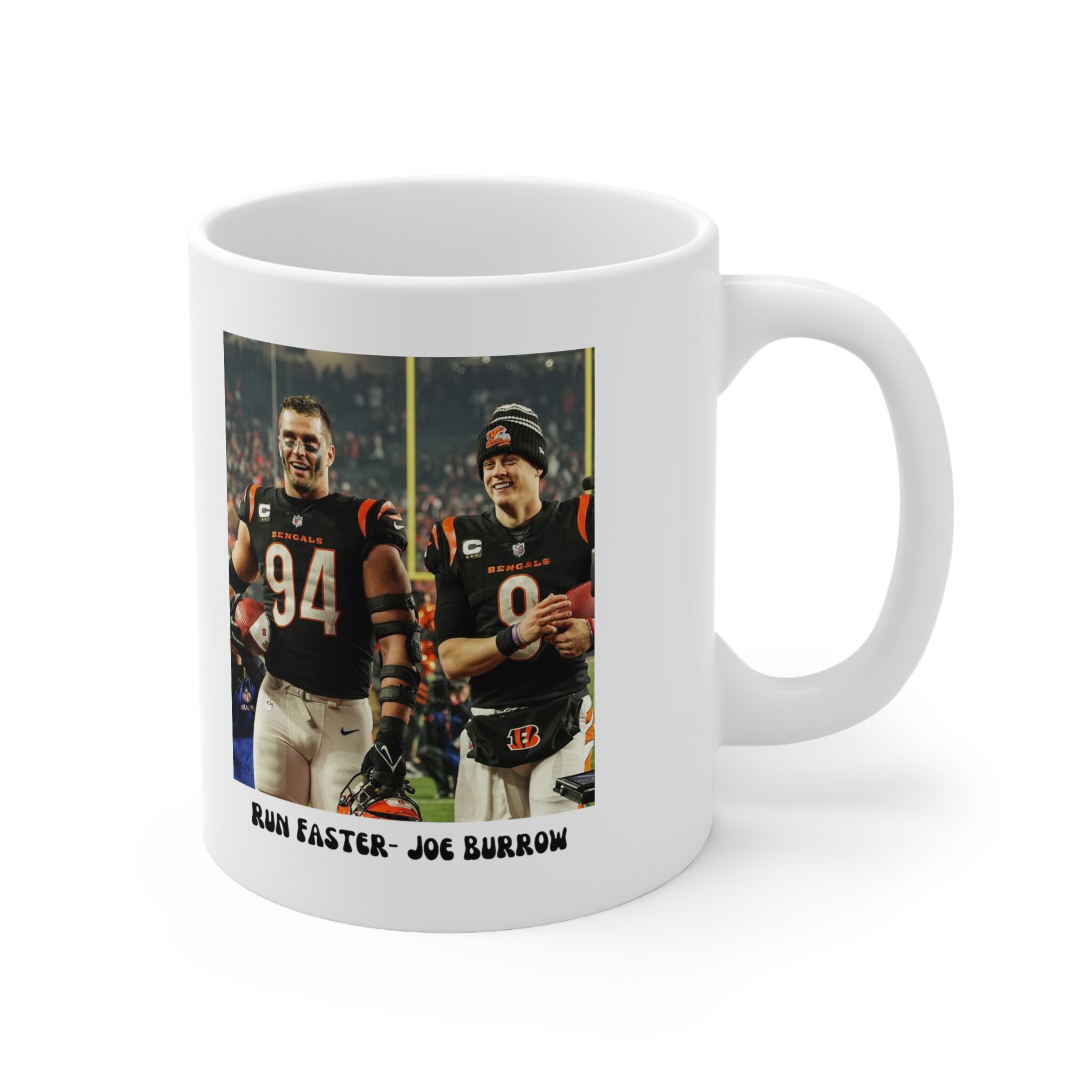 Sam Hubbard Joe Burrow Cincinnati Bengals Cup Cup of Joe - Etsy