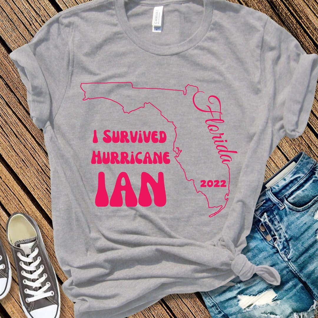Hurricane Ian Shirt I Survived Hurricane Ian Hurricane Ian - Etsy