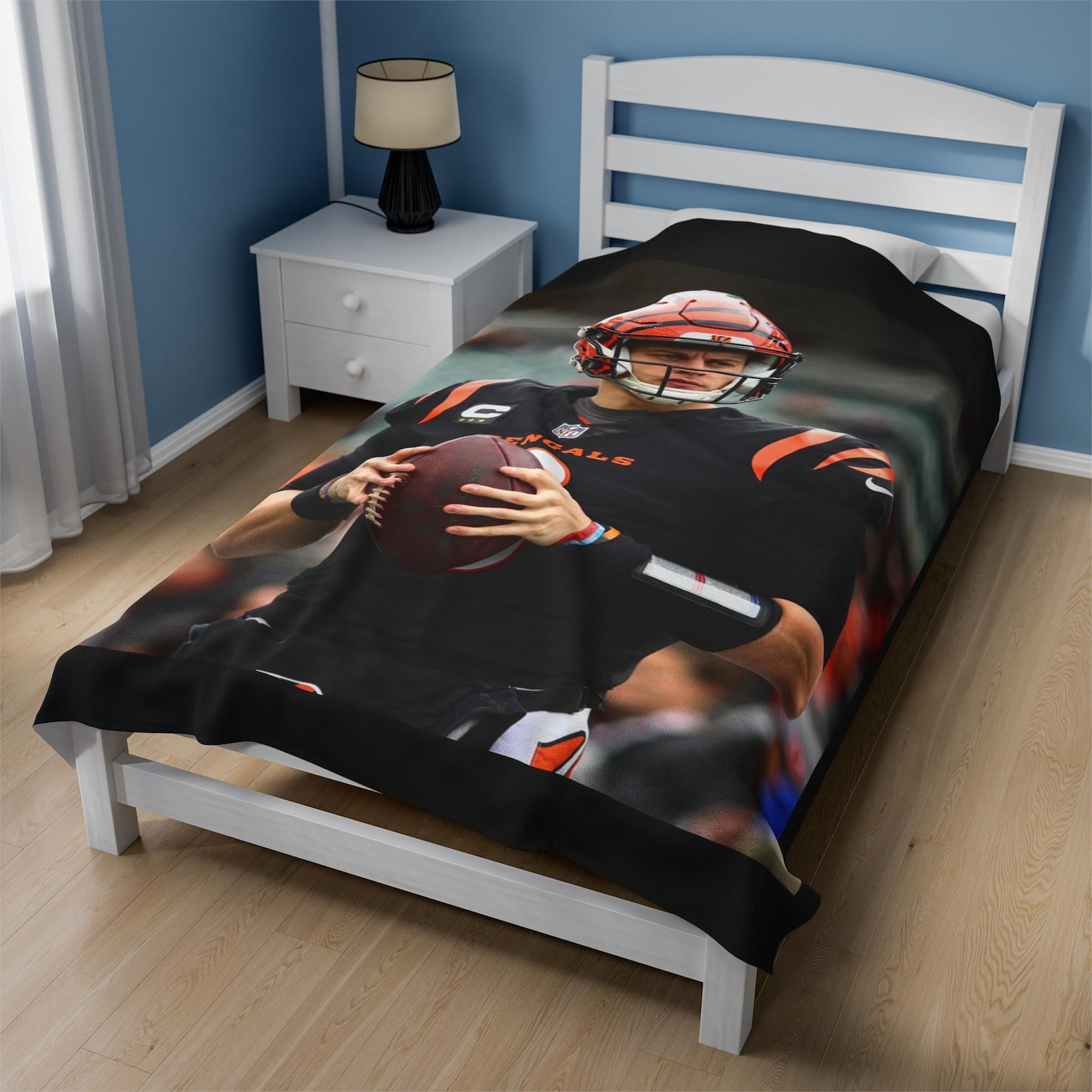 Joe Burrow ,blanket,burrow Throw Blanket, Funny Football Themed ...