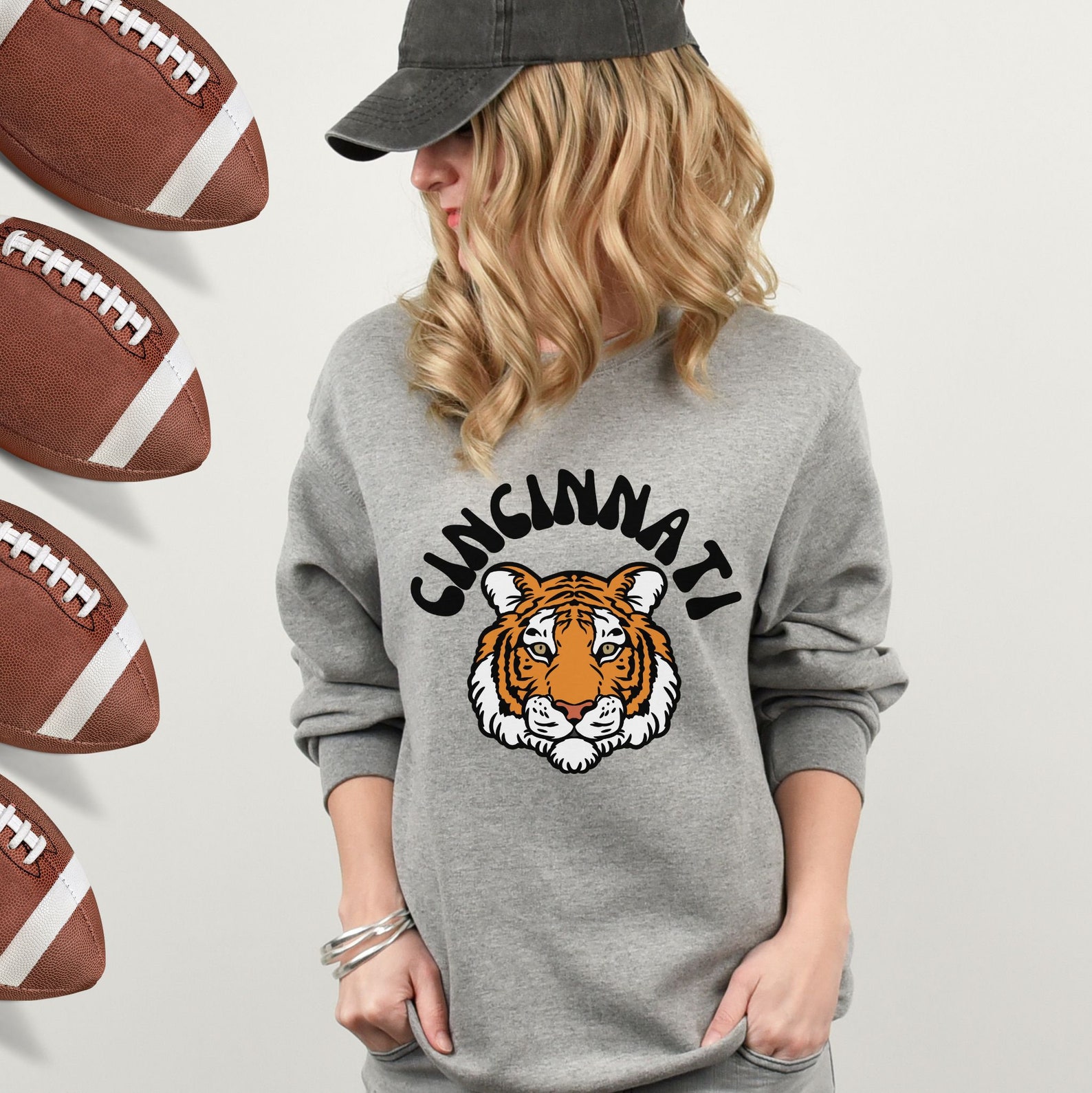 Cincinnati Bengals Football Long-sleeved Shirt for Women - Etsy