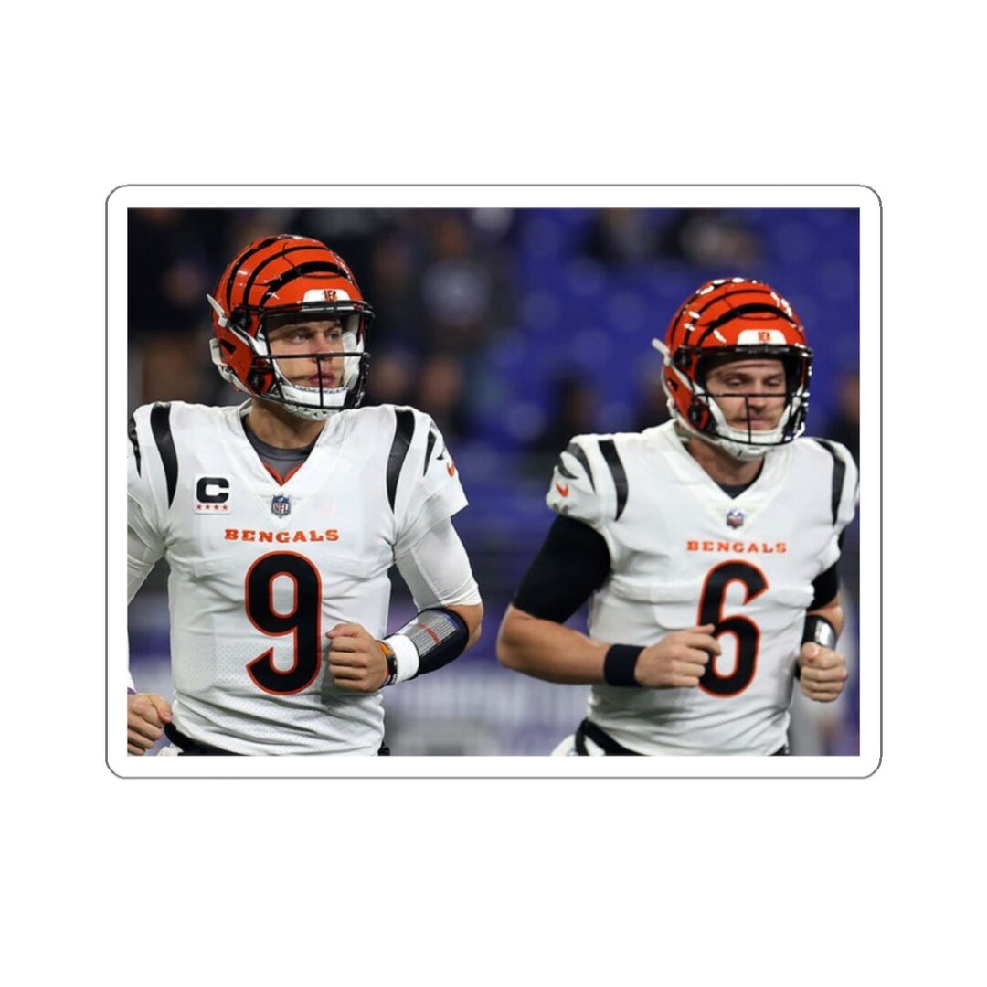 Joe Burrow and Jake Browning Merch ,WHODEY, Bengals Football Sticker ...
