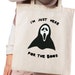 Halloween Tote Fall Tote Women Funny Ghost Tote Cute - Etsy
