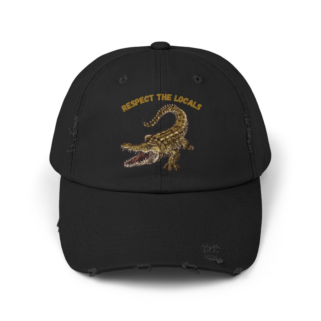 Respect the Locals, Gators Hat , Alligator Hat, Alligator Florida ...