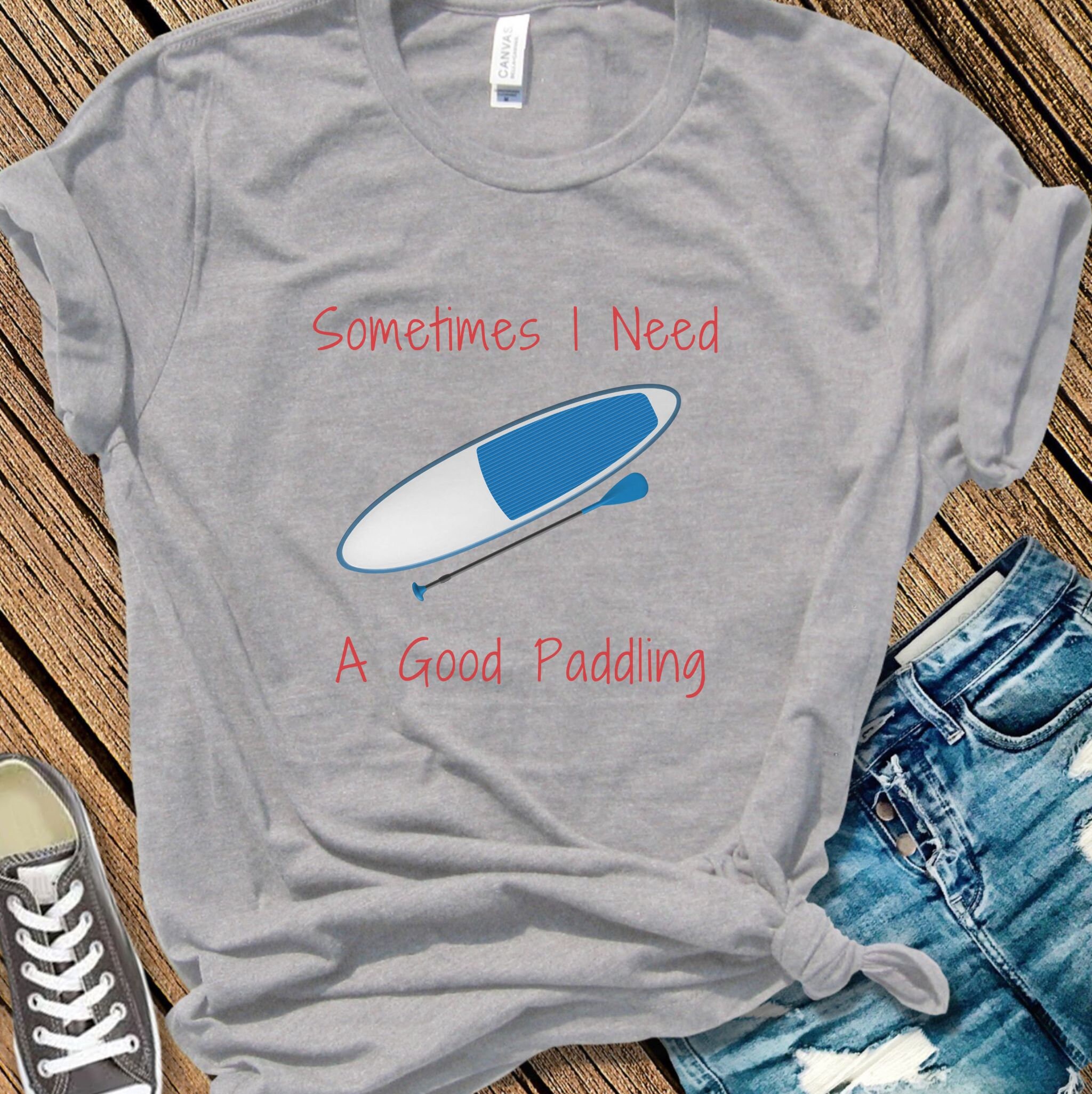 Funny Paddleboard Tee Women's Cute Summer Sup Paddle - Etsy