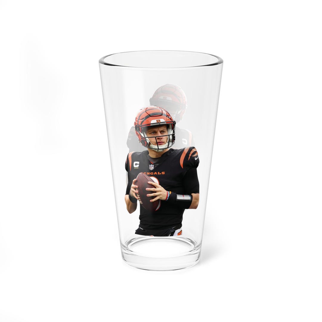 Joe Burrow, Sports, Joe Burrow Glass, Perfect for Game Day, Cocktail ...