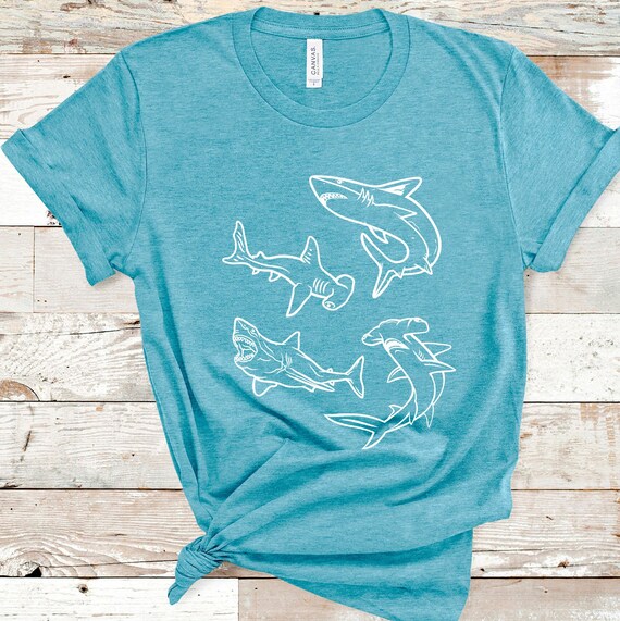 S H A R K Week Shirt I Love Shark Week Shark Lives Matter - Etsy