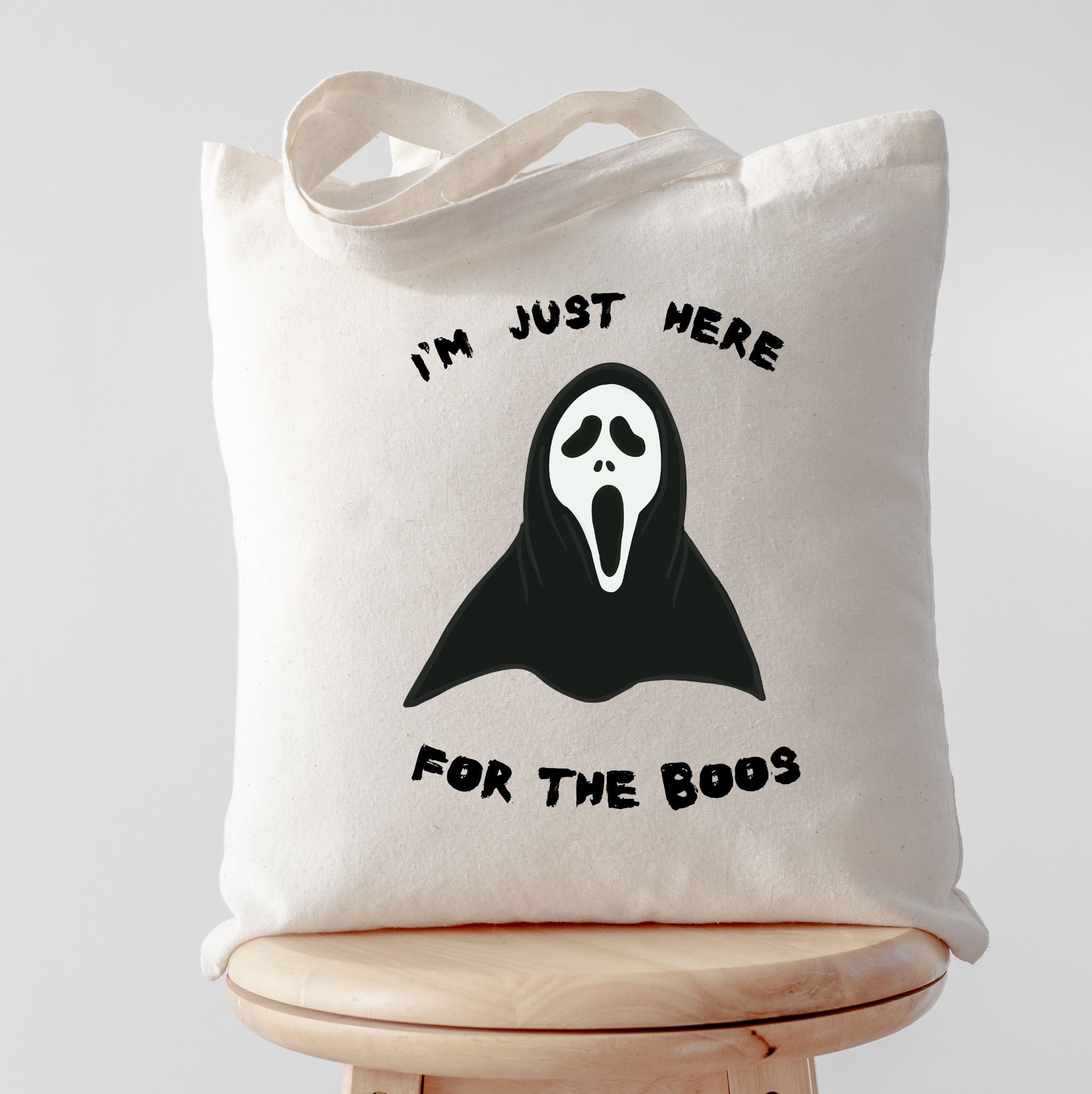 Halloween Tote Fall Tote Women Funny Ghost Tote Cute - Etsy