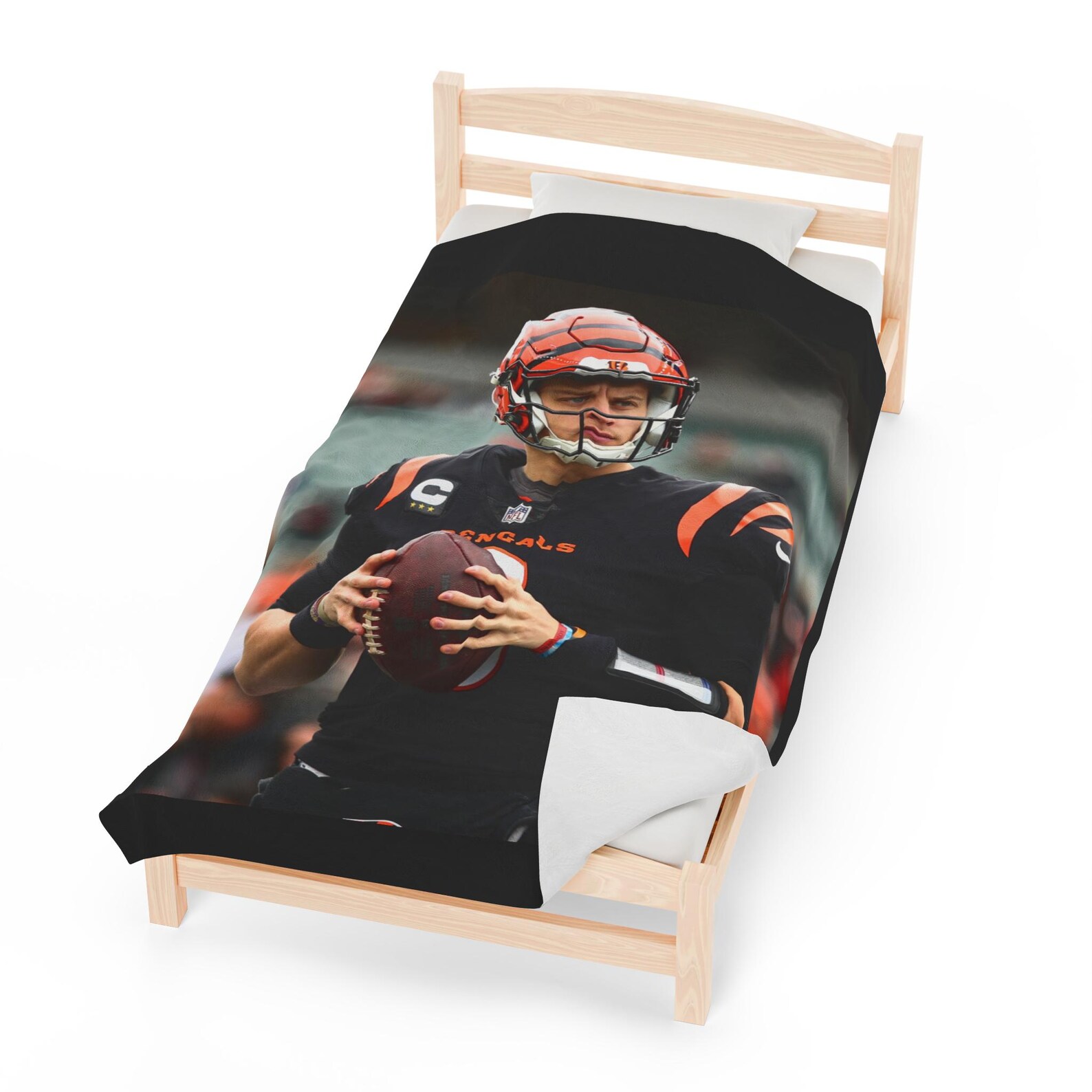 Joe Burrow ,blanket,burrow Throw Blanket, Funny Football Themed ...