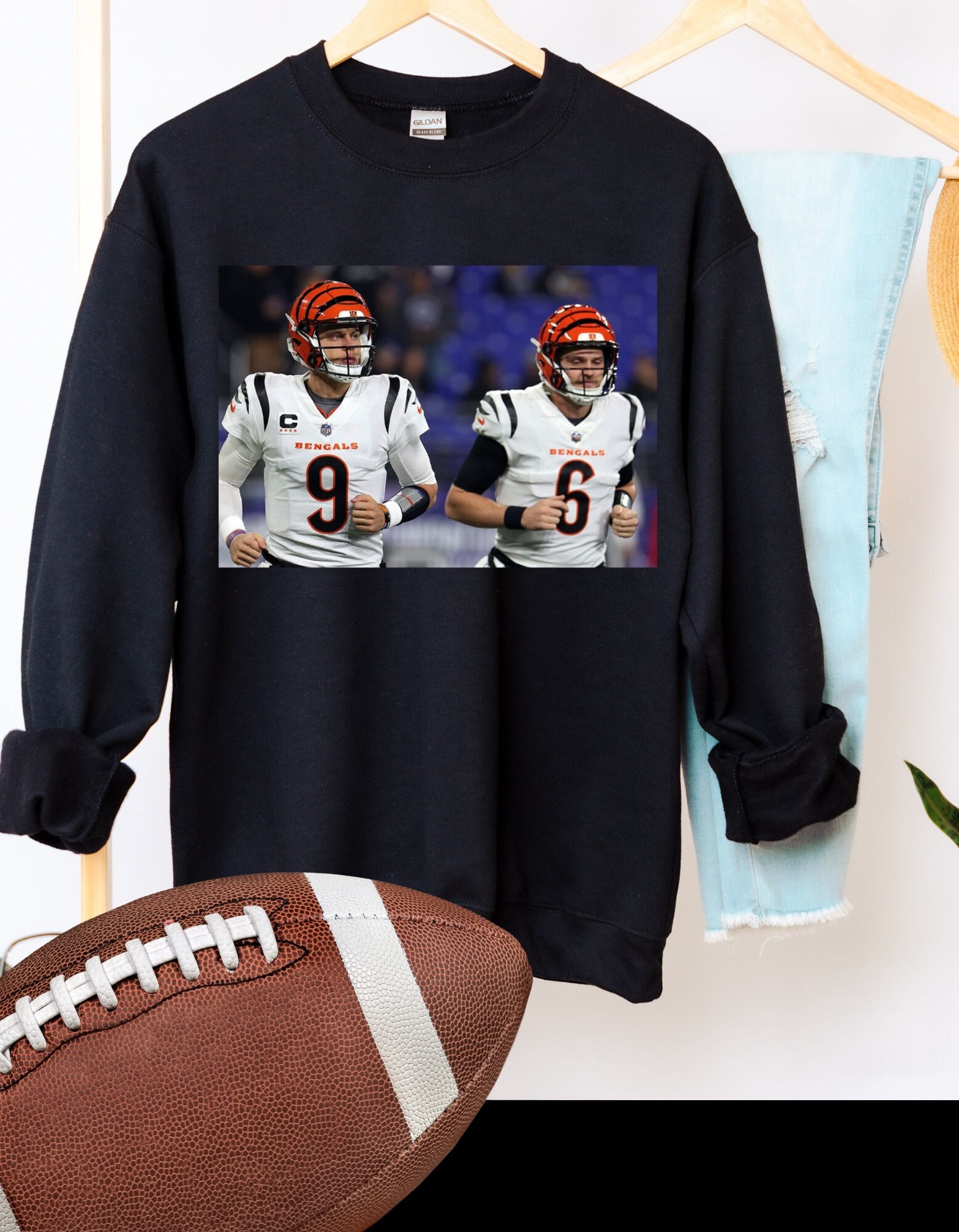 Joe Burrow And Jake Browning Cincinnati Bengal Bengals Football