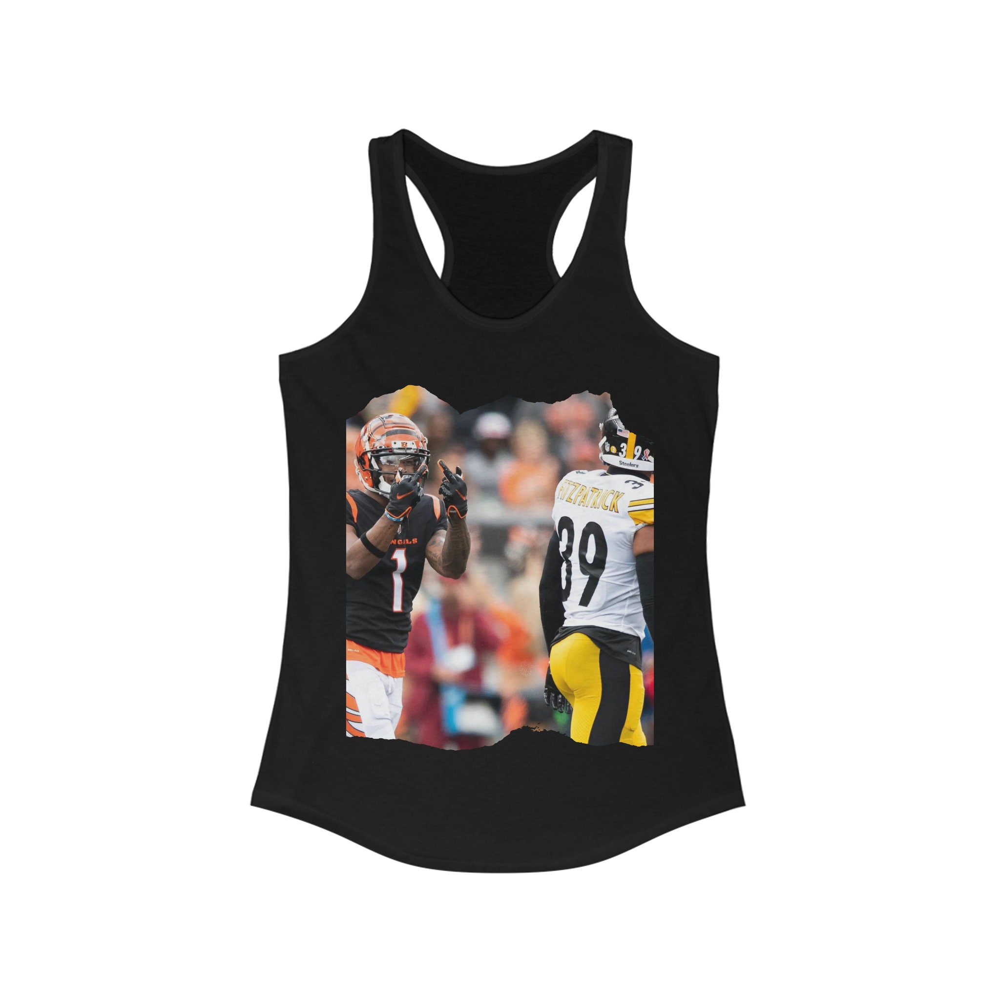 Ja'marr Chase Flipping off With Middle Finger Minkah - Etsy