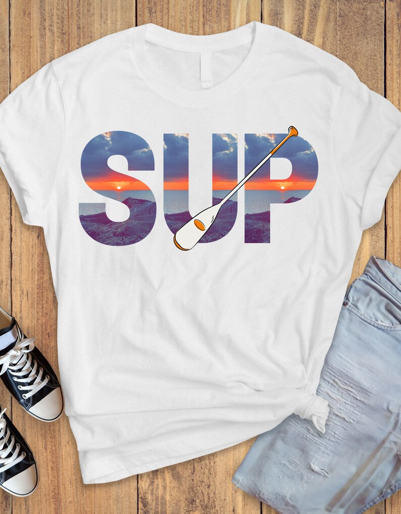 SUP Board Shirt - Stand up Paddle Board Shirt, SUP Dragon, Surfing SUP ...