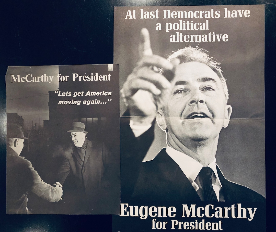 Eugene Mccarthy New Hampshire Campaign 1968 - Etsy