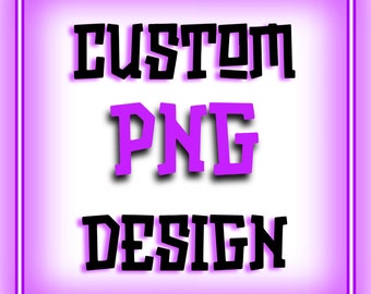 Custom Design & Text Listing SVG and PNG - Etsy