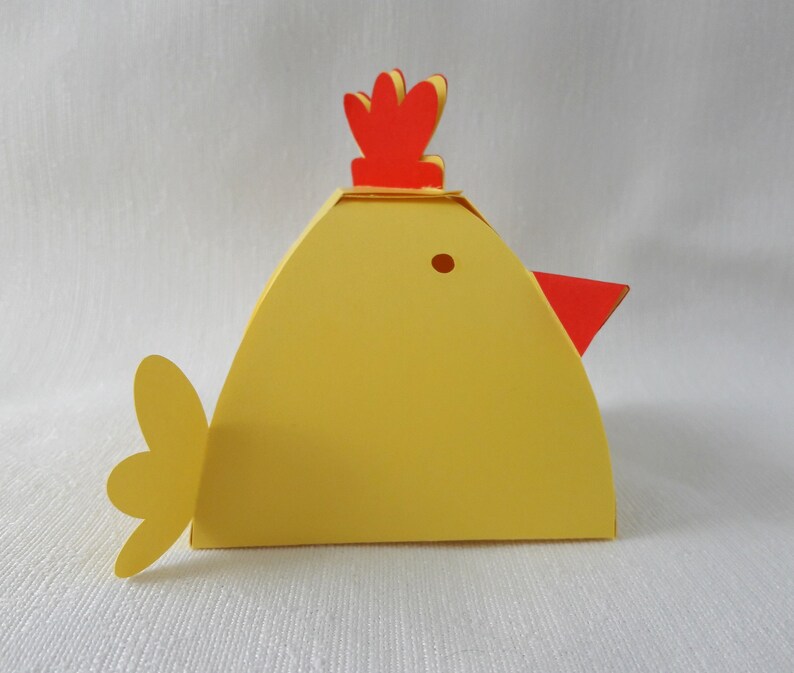 Easter Chick & Bunny Treat Boxes SVG PDF STUDIO3 | Plotter Cut File ...