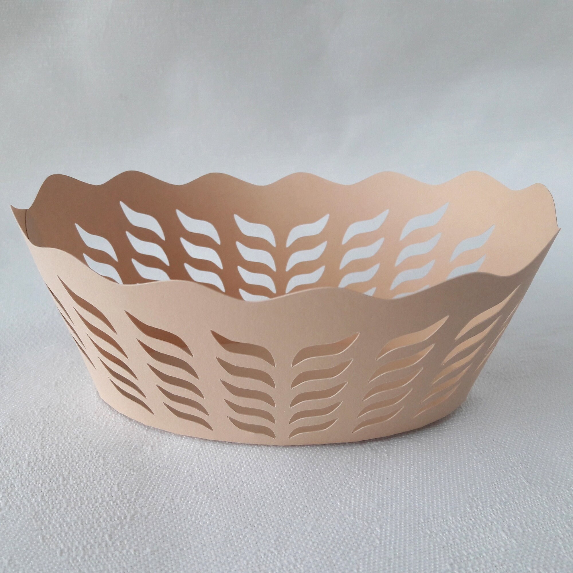 Easter Paper Basket Oval SVG PDF STUDIO3 Plotter Cut File Pat. 039 - Etsy