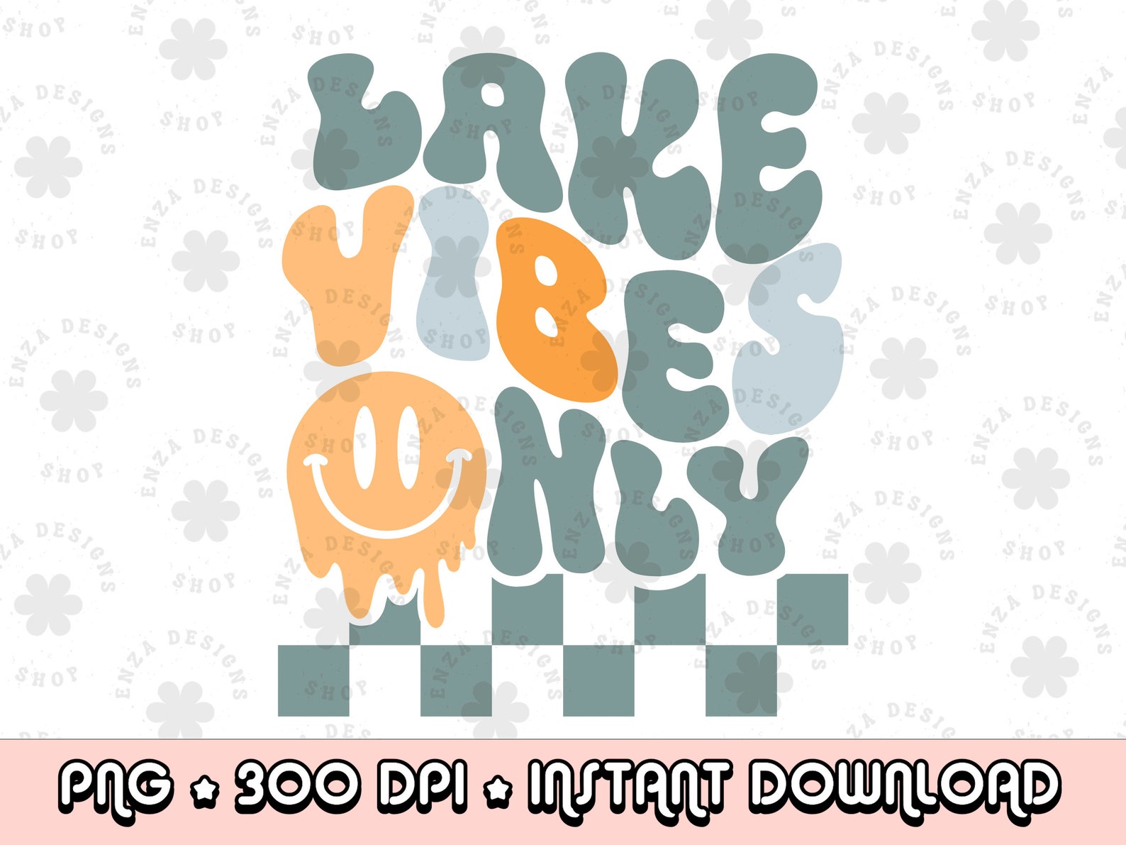 Lake Vibes Only Png, Lake Life PNG, Groovy Lake Life, Camp Lover Png ...