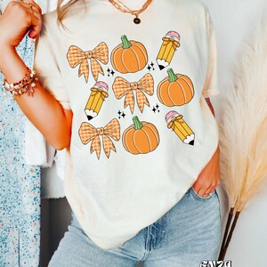 Fall Teacher Png Design for Sublimation Digital Download, Pumpkin ...