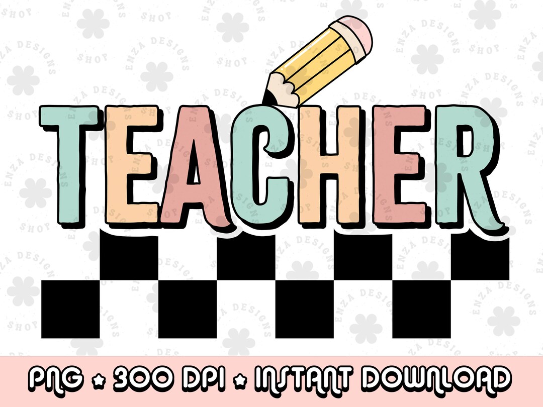 Checkered Teacher Png, Teacher Mousepad Png, Teacher Png Back to School ...