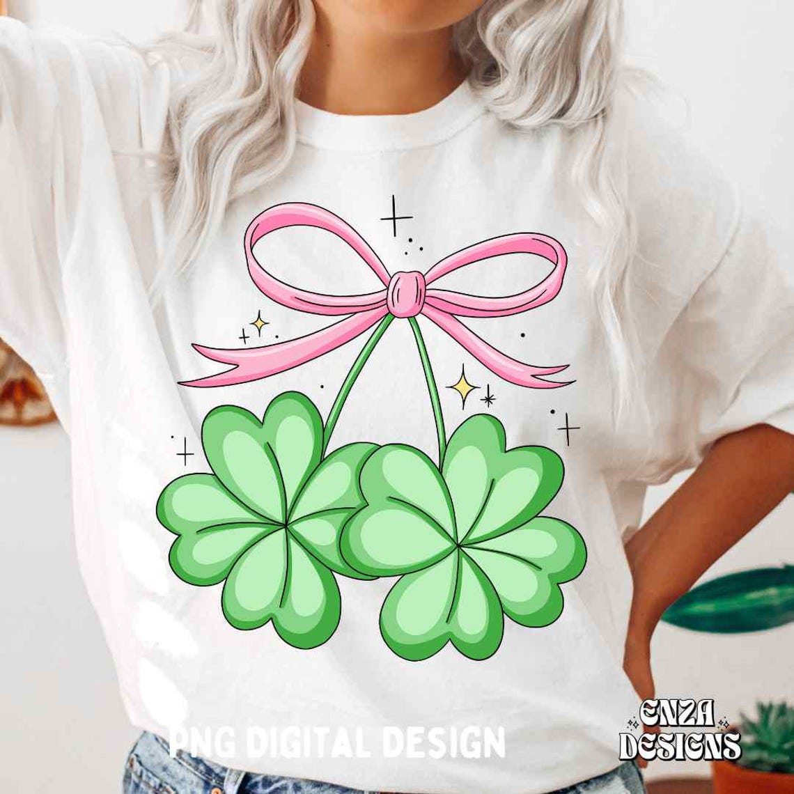 Coquette Shamrock Png, St Patrick Png, Girly St Patrick Png, St ...