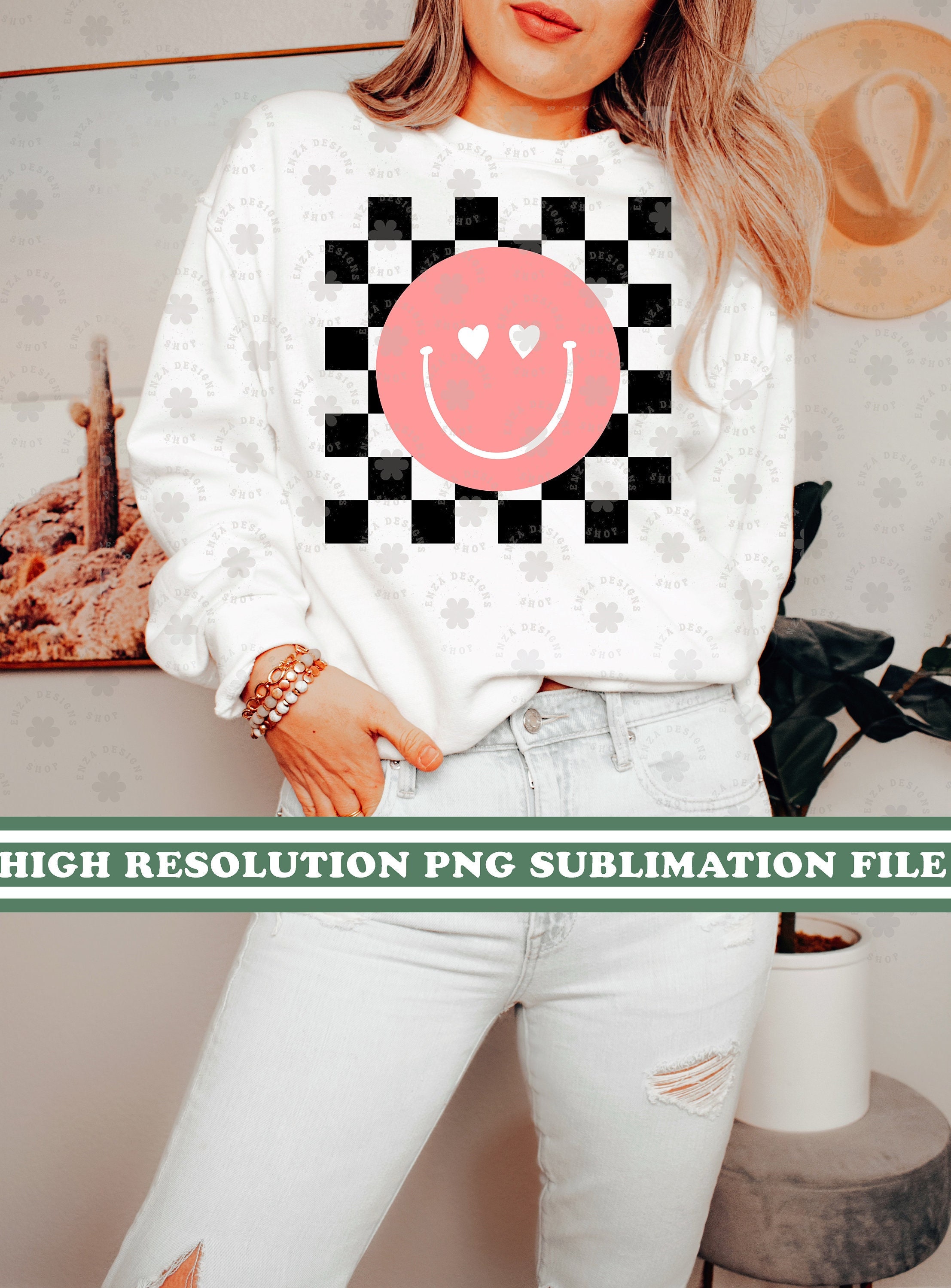Checkered Smiley Face Png, Valentines Day Png, Retro Smiley Png, Retro ...