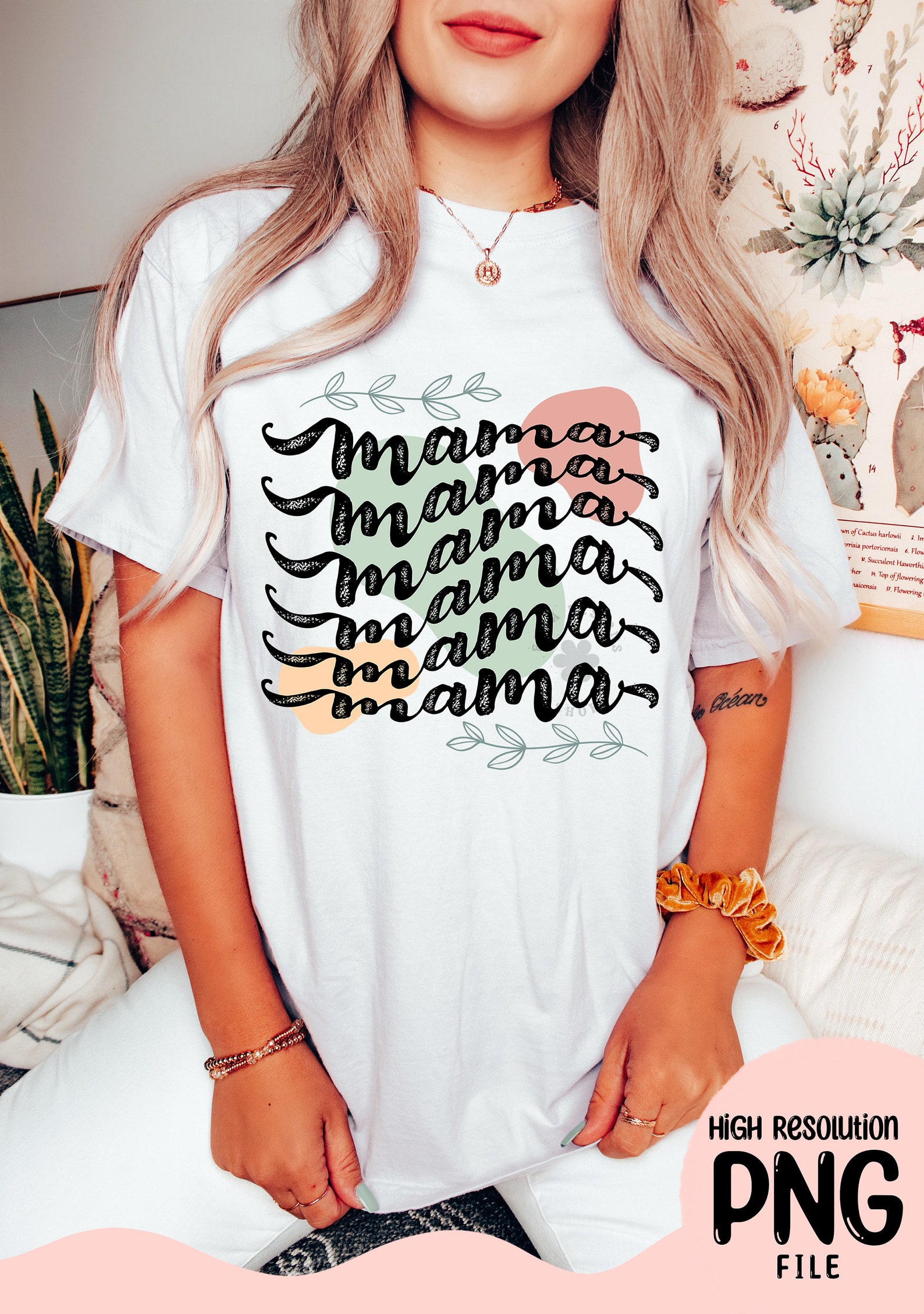 Boho Mama Wavy Png Mama Shirt Design Floral Mama Png - Etsy