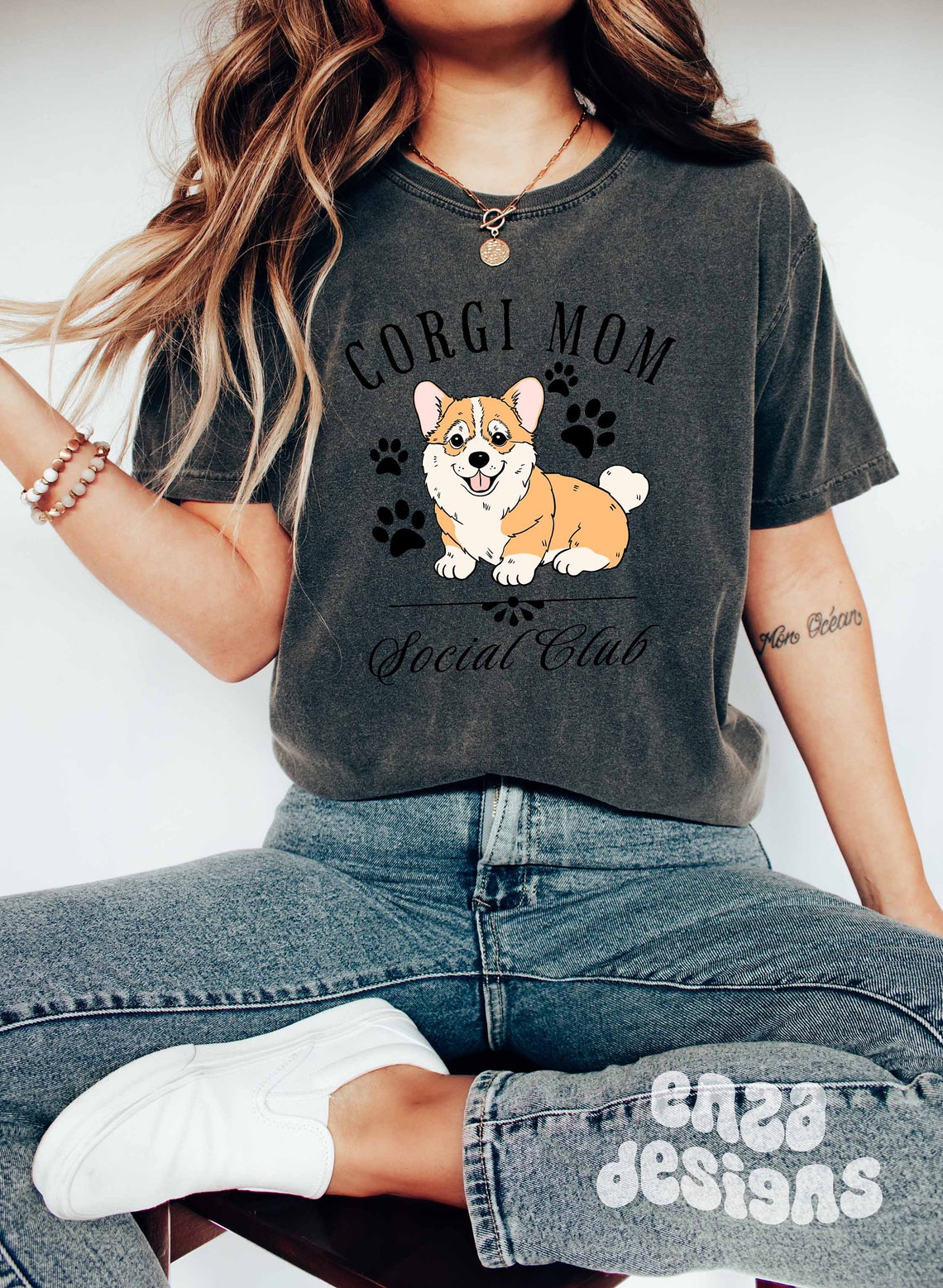 Corgi Mom Social Club Png Sublimation Digital Download, Dog Mama Png ...