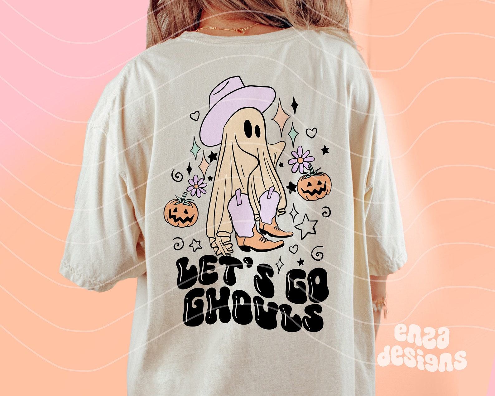 Let's Go Ghouls Png Halloween Shirt Png Western - Etsy