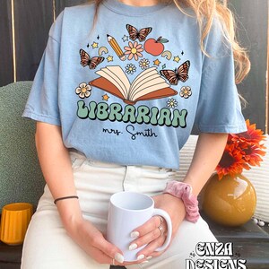 Librarian Custom Png, Personalized Librarian Sublimation Design ...