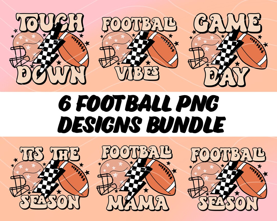 Football Png Bundle for Sublimation, Football Sublimation Designs, Game ...
