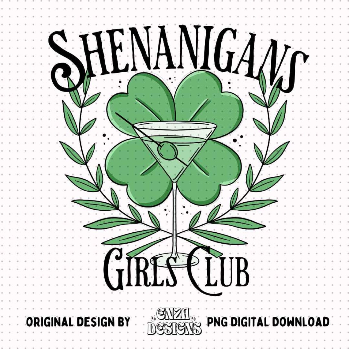 Shenanigans Girls Club Png, Funny St Patricks Png, Girly St Patrick Png ...
