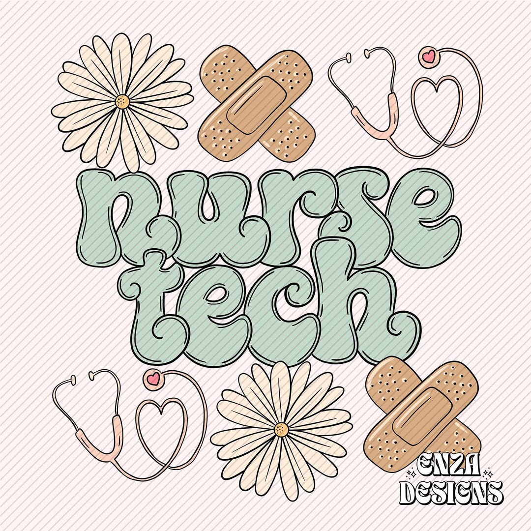 Nurse Tech Png Sublimation Design Digital Download, Stethoscope Png ...