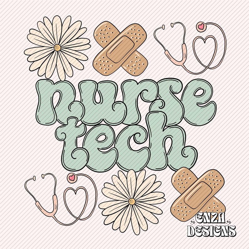 Nurse Tech Png Sublimation Design Digital Download, Stethoscope Png ...