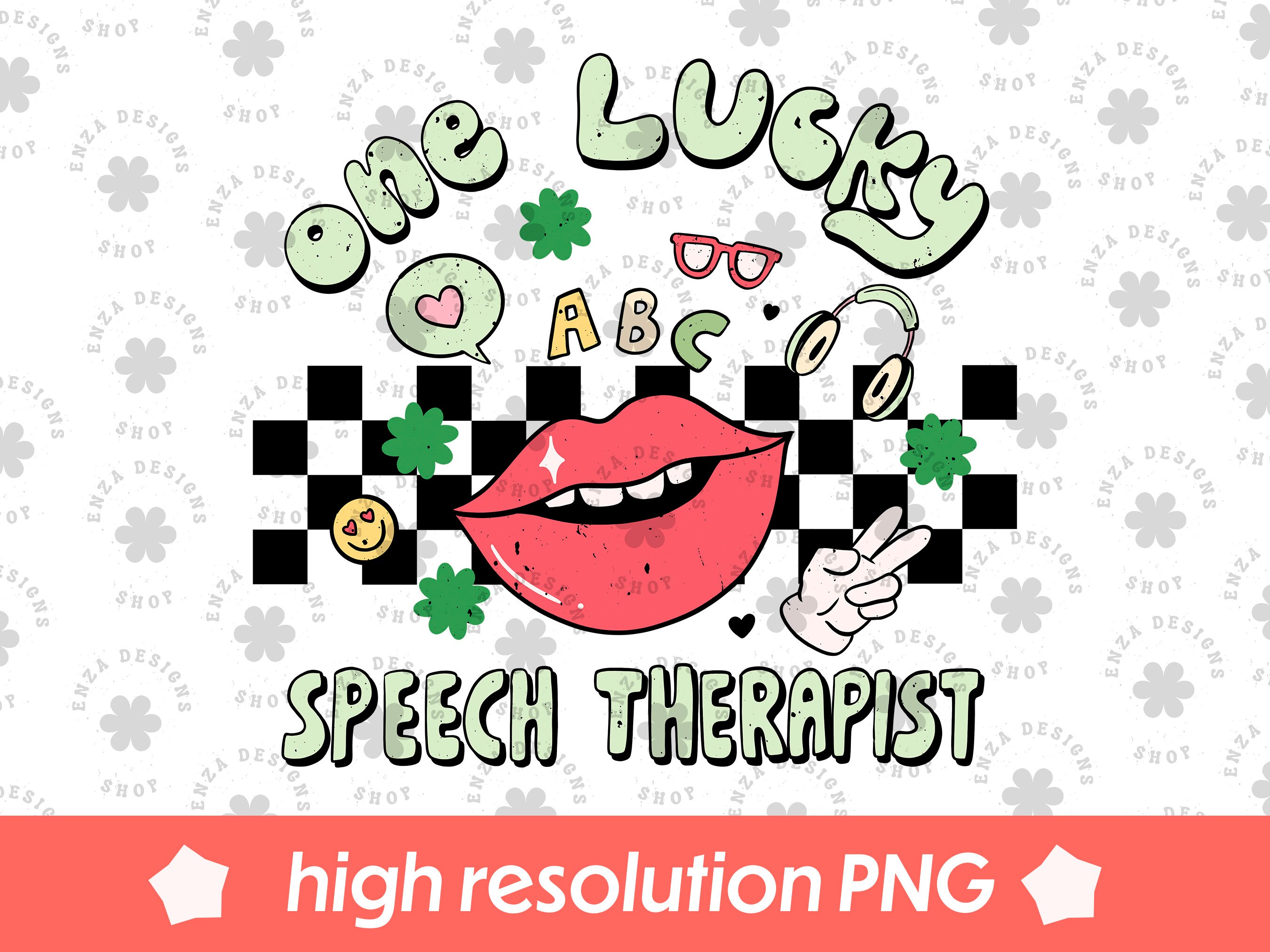 One Lucky Speech Therapist Png, Language Pathologist Png, SLP St ...