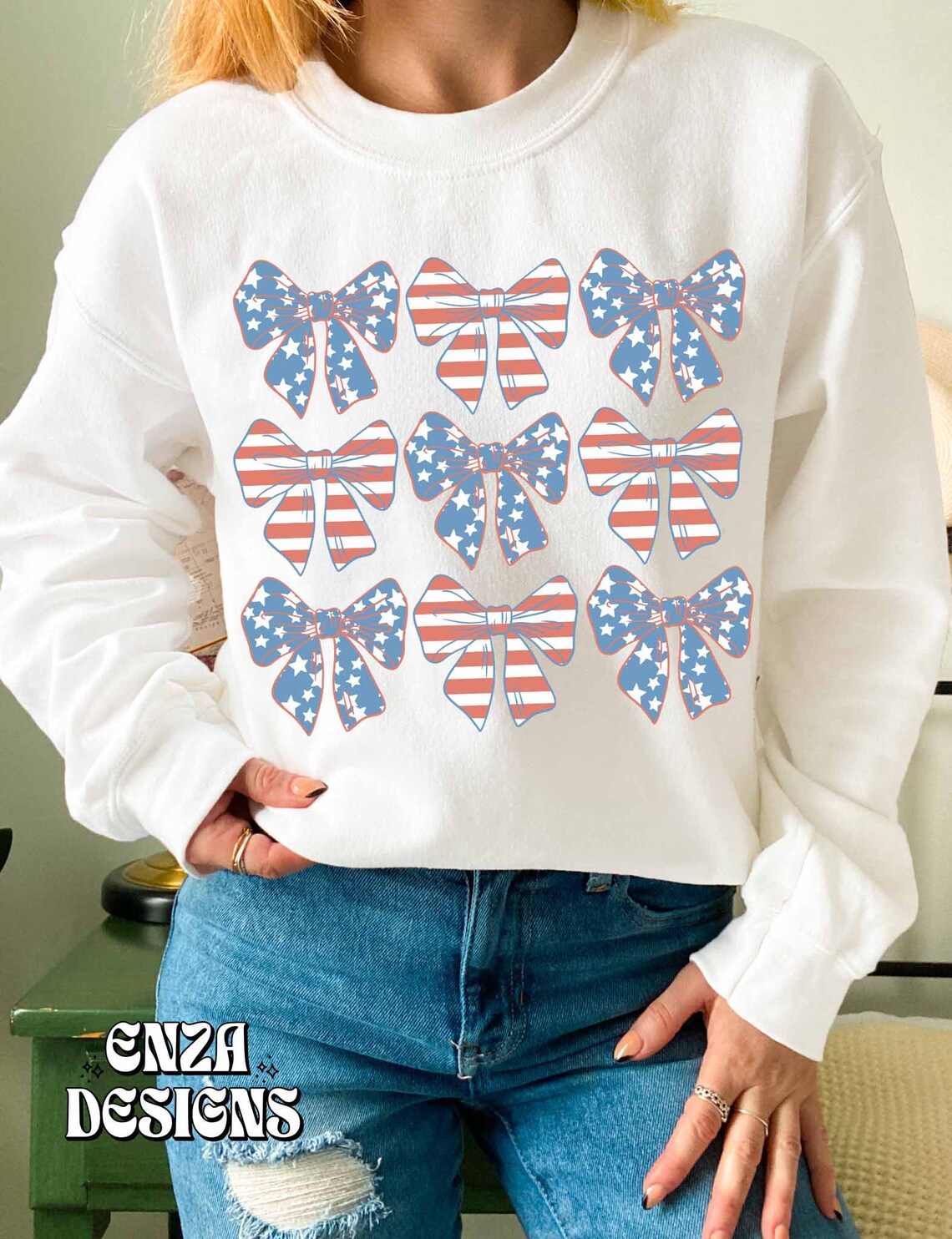American Coquette Bows 4th of July Png Sublimation Designs Digital ...