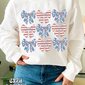 American Coquette Bows 4th of July Png Sublimation Designs Digital ...