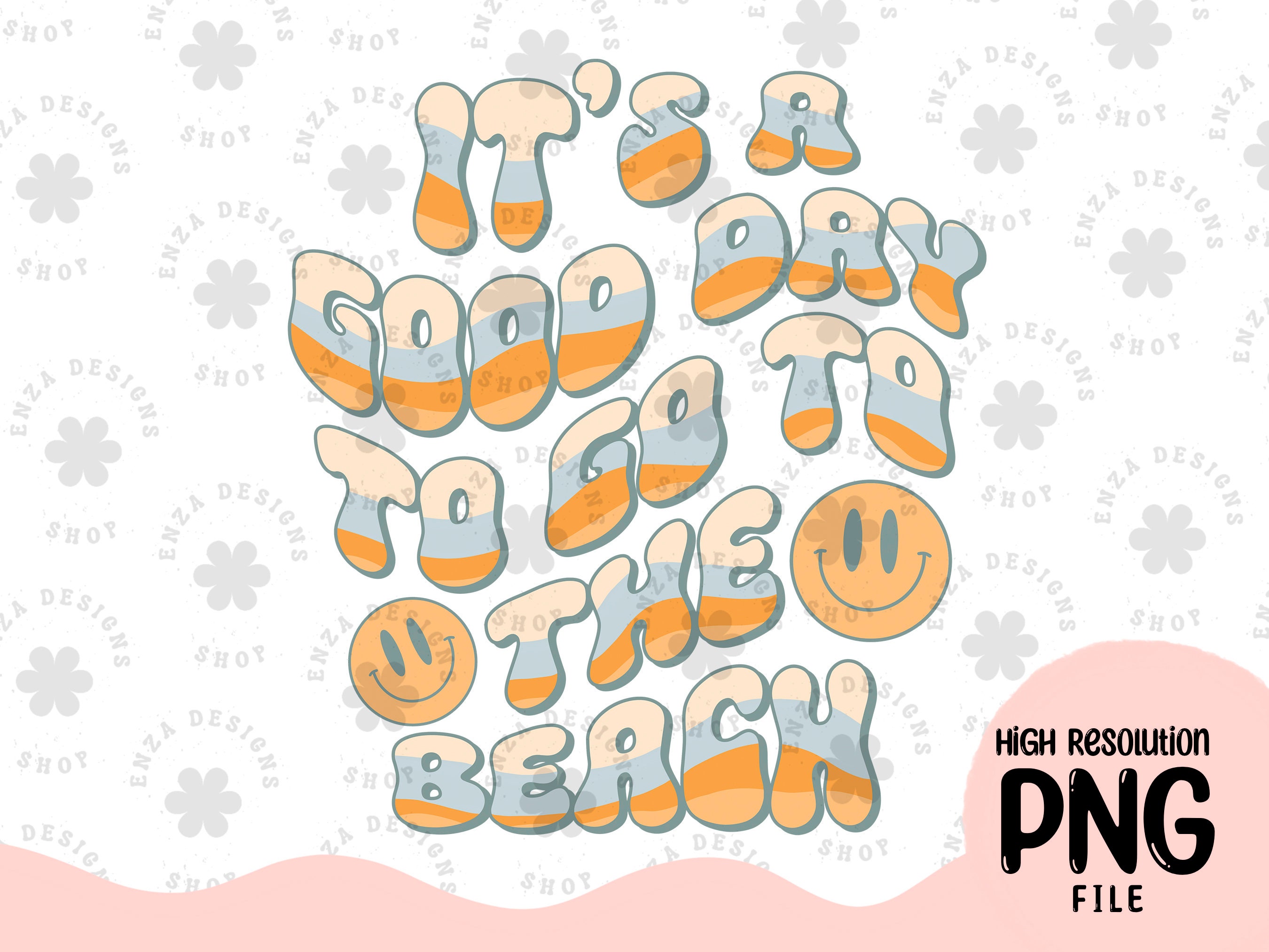 It's a Good Day to Go to the Beach Png, Beach Quote Png, Beach ...