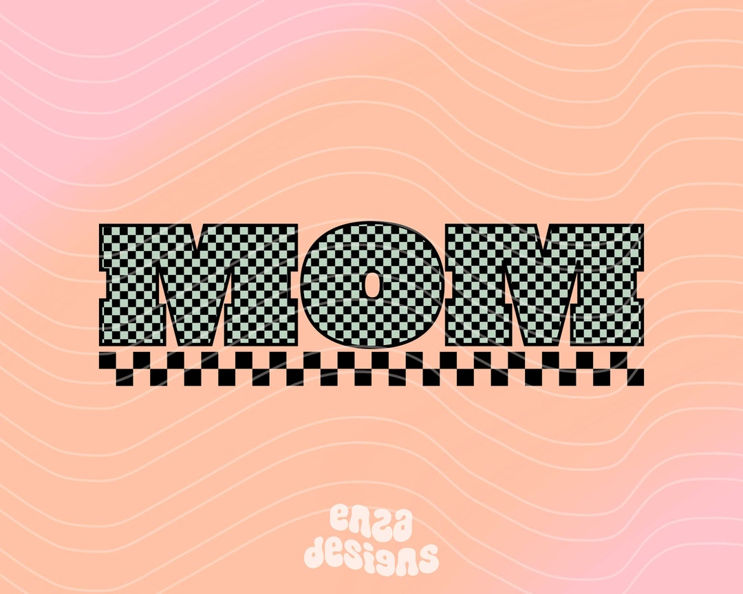 Checkered Mama Png for Shirts Digital Download, Retro Mom Png, Mama Png ...