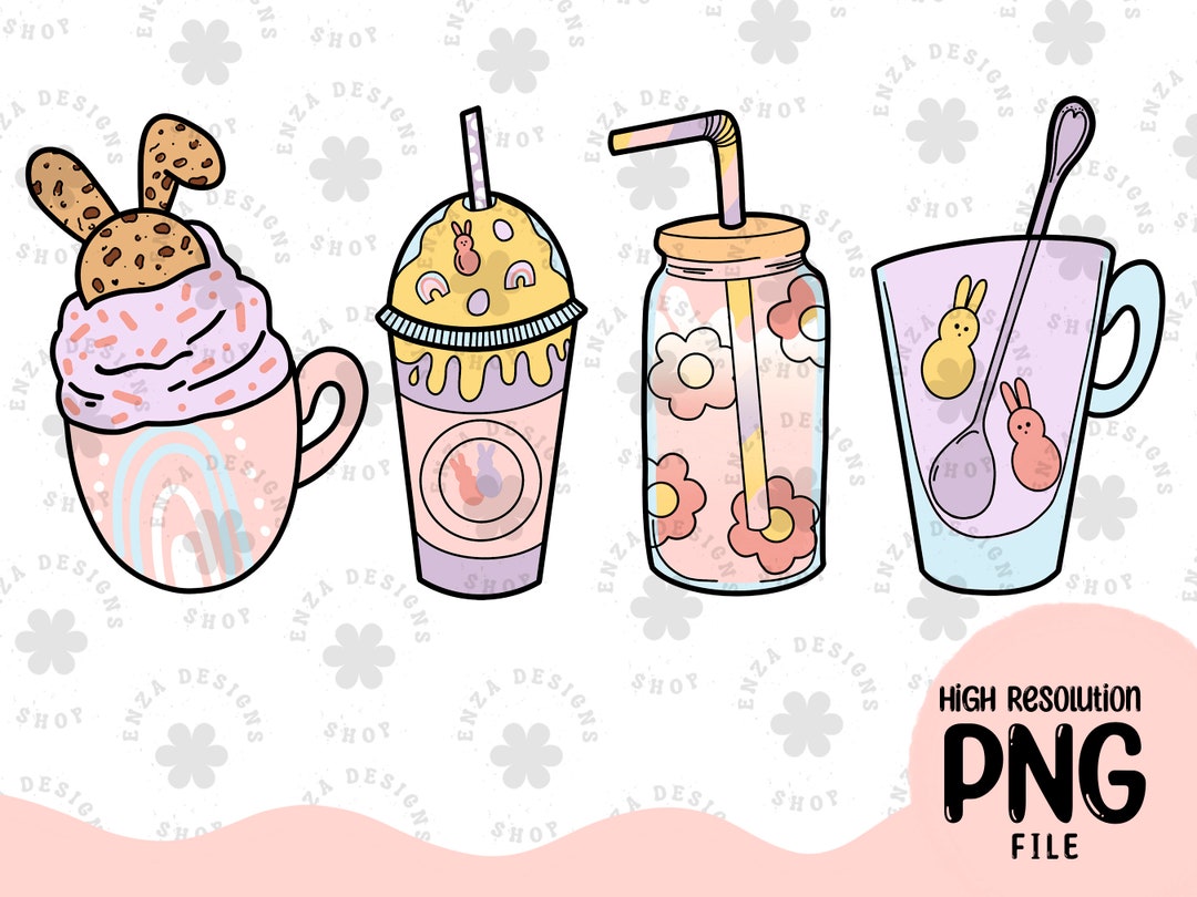 Easter Coffee Png, Easter Clipart, Easter Bunnies Png, Easter Designs ...